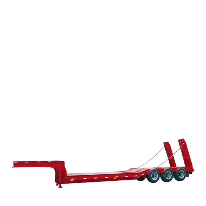 CIMC Three Axle Low Bed Trailer 60 Tons – China Truck International Limited